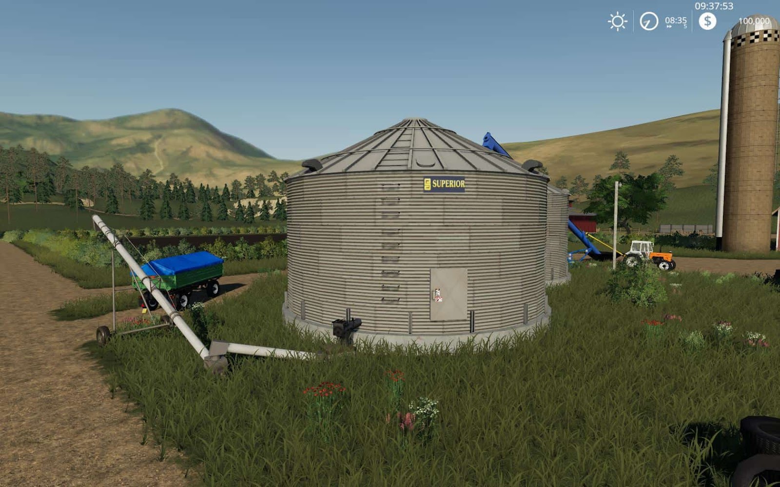 FS19 PLACEABLE GRAIN SILO SYSTEM V1.1 - FS 19 & 22 USA Mods Collection