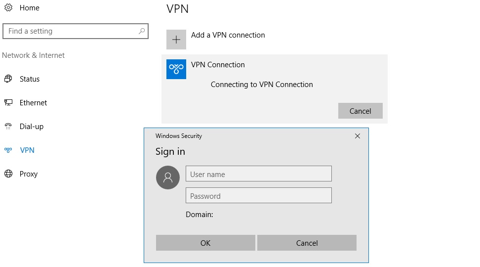 Knowledge Area: How to Create VPN Client Adapter in Windows