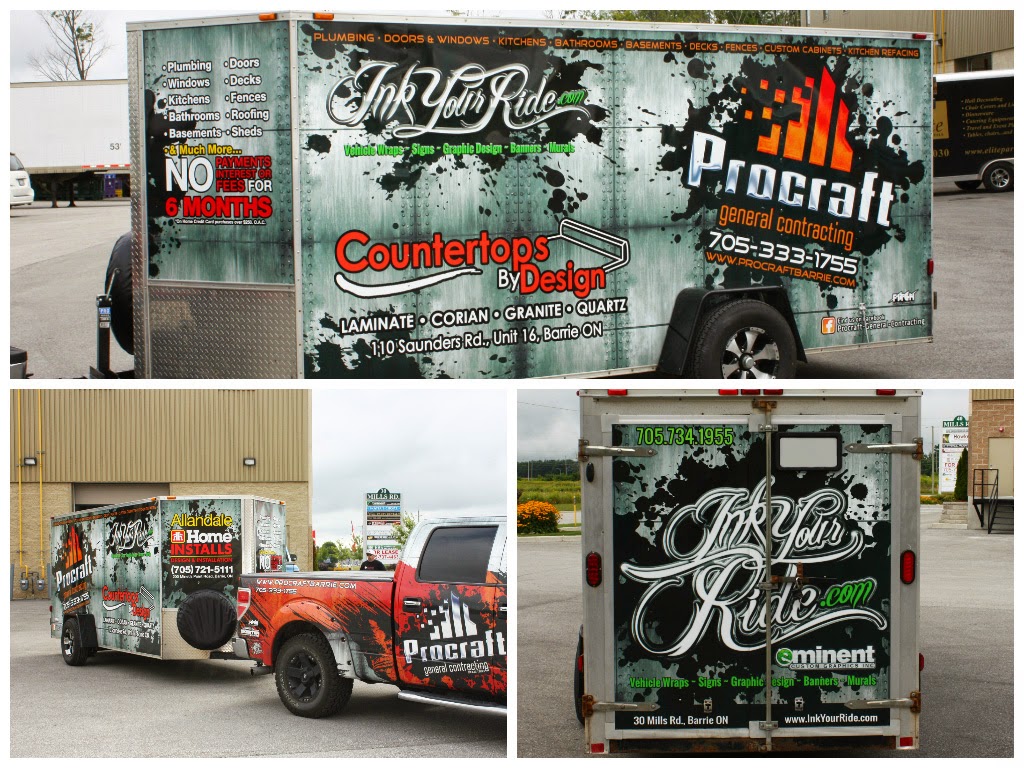 Procraft Trailer the Second - Eminent Custom Graphics inc.