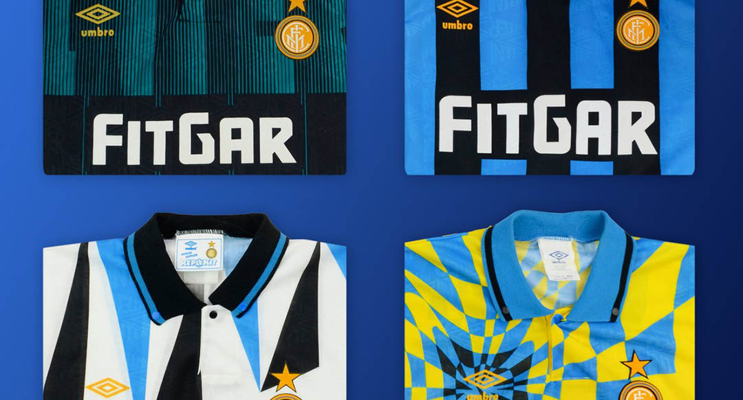 Closer Look: Inter Milan 1991-92 Home, Away and Third Kits - Footy ...