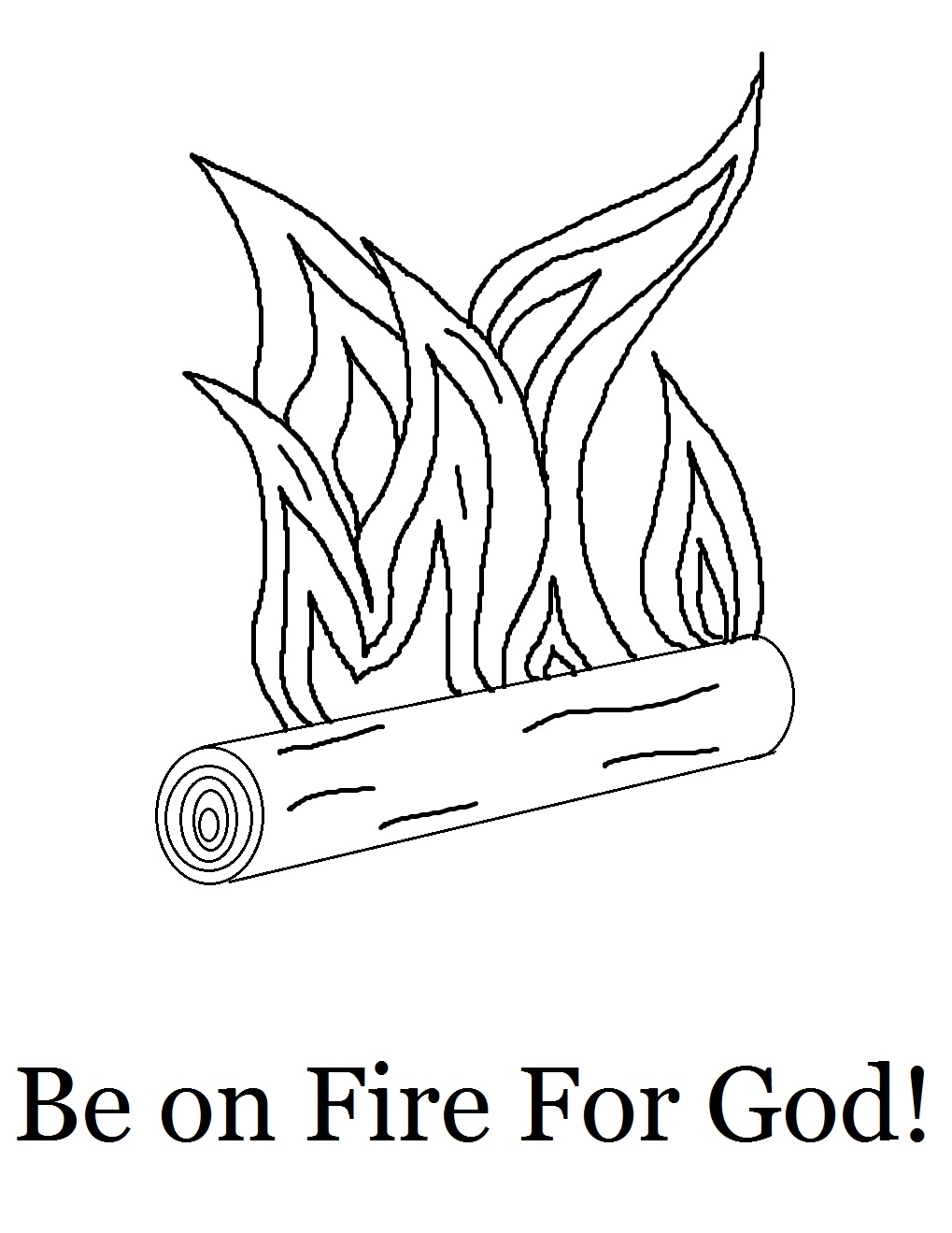 Fire Coloring Pages