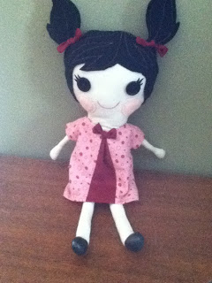 Rosy Creations: Button Eyed Rag Doll