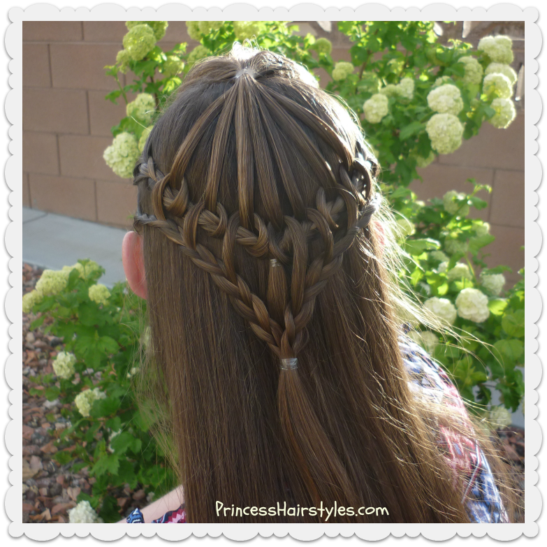 Umbrella Lace Hairstyle Tutorial | Hairstyles For Girls - Princess ...