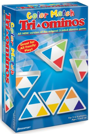 The Playful Otter: Color Match Tri-ominos