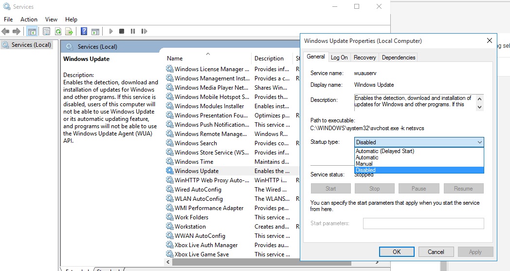 Cara Mematikan Update Otomatis Di Windows 10