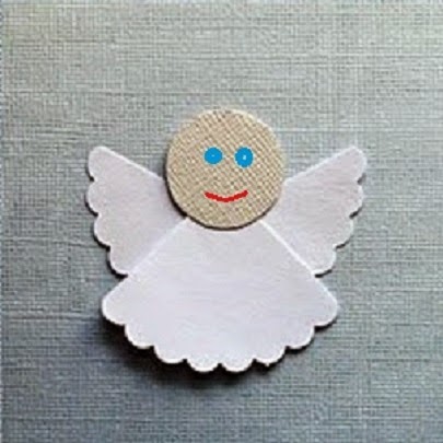 ARTE FÁCIL NA WEB : ANJO DE PAPEL - Fácil, fácil