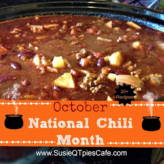 SusieQTpies Cafe: {National Chili Month} Chili Cheese Nachos and 19 ...