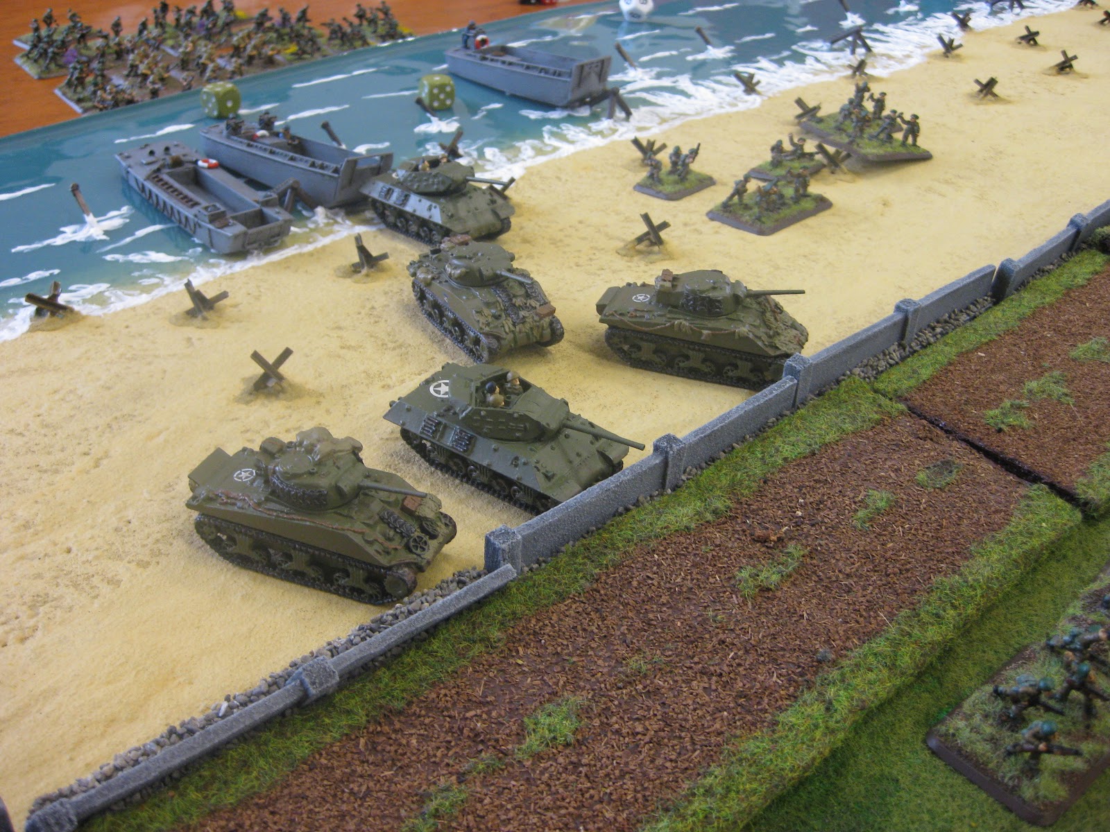 Scott's War-gaming: Hit the Beach! - FoW Demo Game at Kapiti Wargames ...
