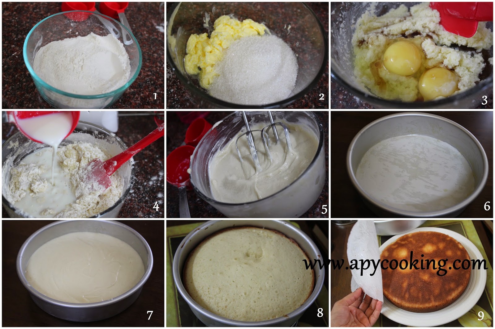 Apy Cooking: Basic Cake / Vanilla Cake