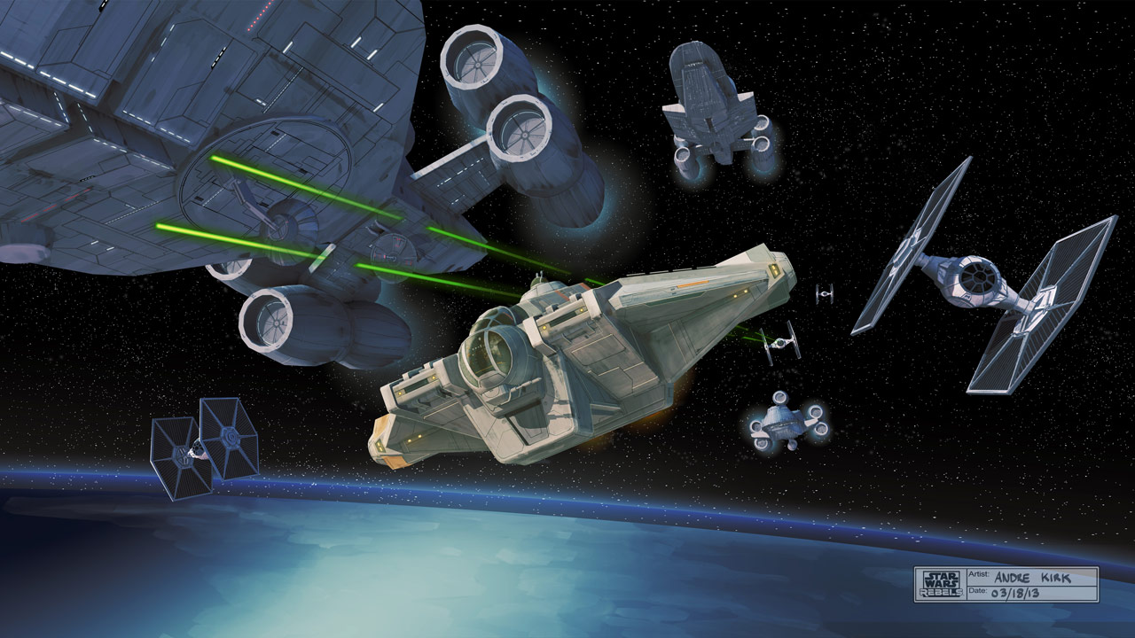 STAR WARS: REBELS Season 2 Clip Features the Ghost Crew Shooting Down ...