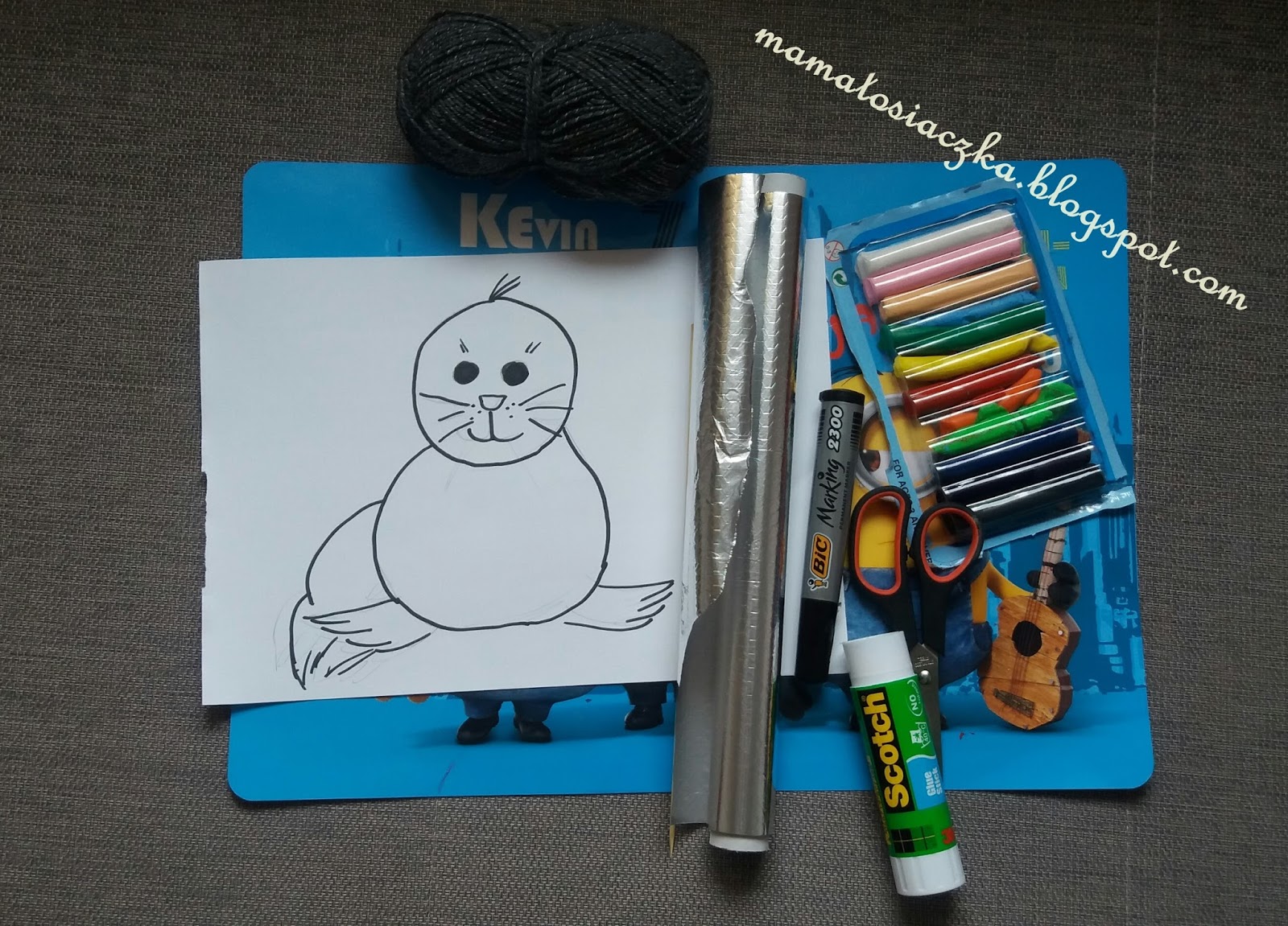 FOKA Z FOLII ALUMINIOWEJ - PROJEKT ZWIERZAKI - CUDAKI 3