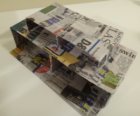 Upcycled Stuff: How to: Upcycled Mail Organizer