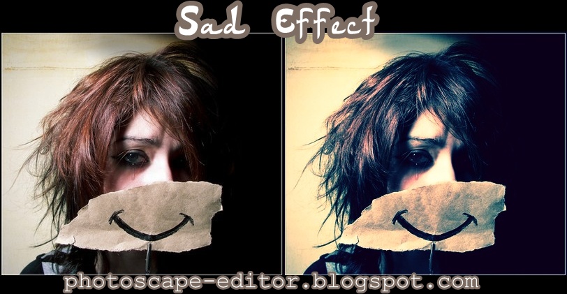 Photoscape Editor: Tutorial For Sad Effect