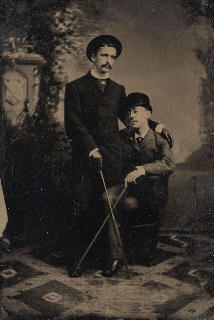 Rare Photos Capture Victorian Men Holding Hands, Sitting on Each Other ...