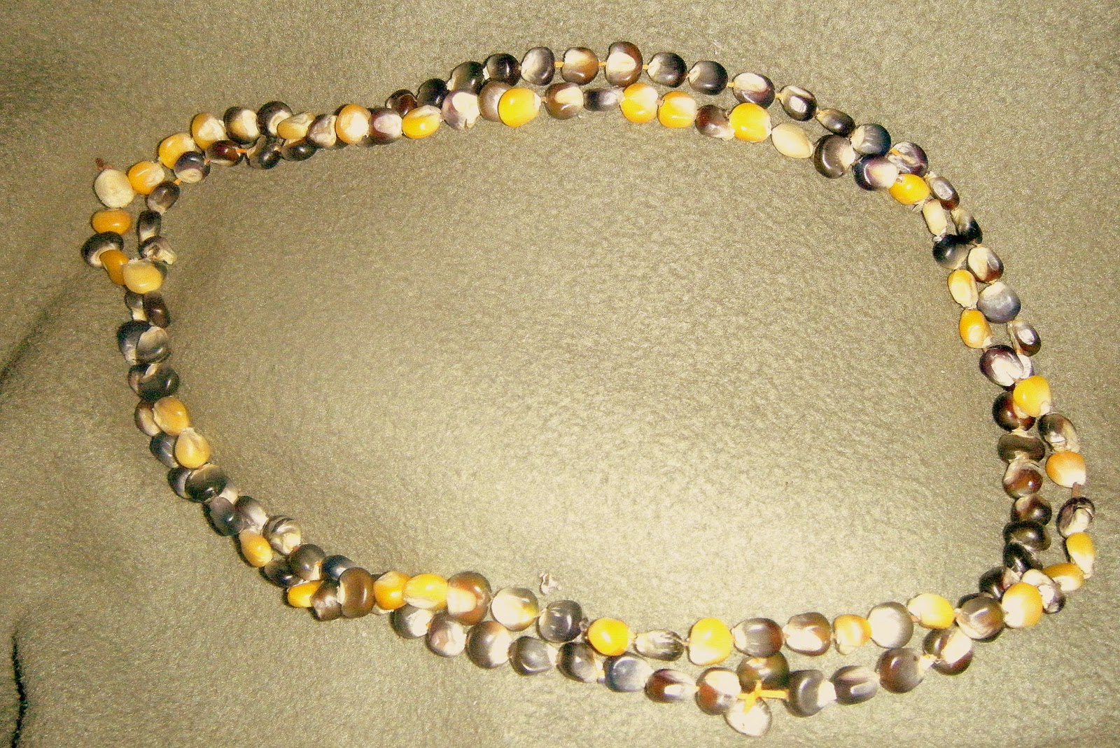 Living and Learning at Home: Indian Corn Necklaces