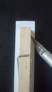 Diving Into Learning: Scrapbook Paper Covered Clothes Pins!