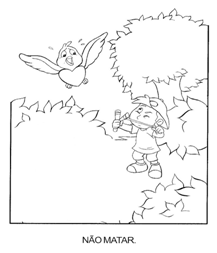 Catebrincando: 5ª MANDAMENTO - "NÃO MATAR"