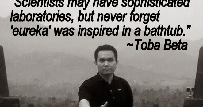 Engineering Quote of the Week - Toba Beta - An Engineer's Aspect