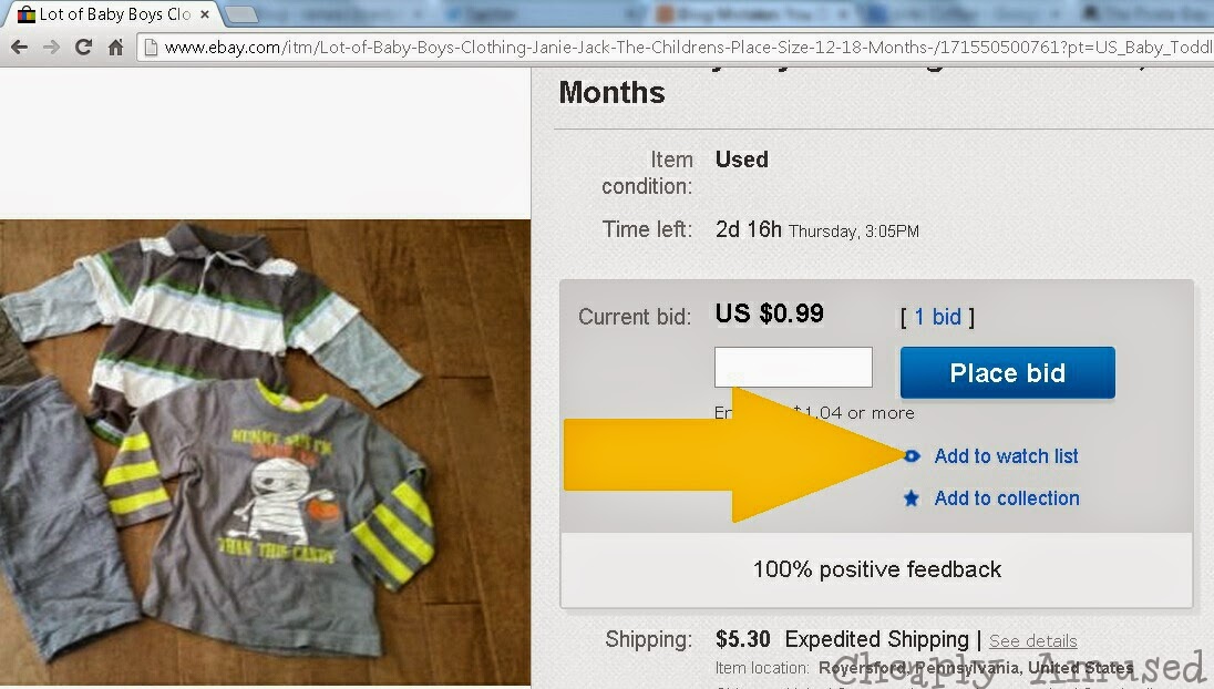Cheap Tips: Using Ebay and Goodwill to get the best deals on baby clothes