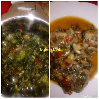 Mabongo na mayebo (poissons chats sur lit de champignons de paris ...