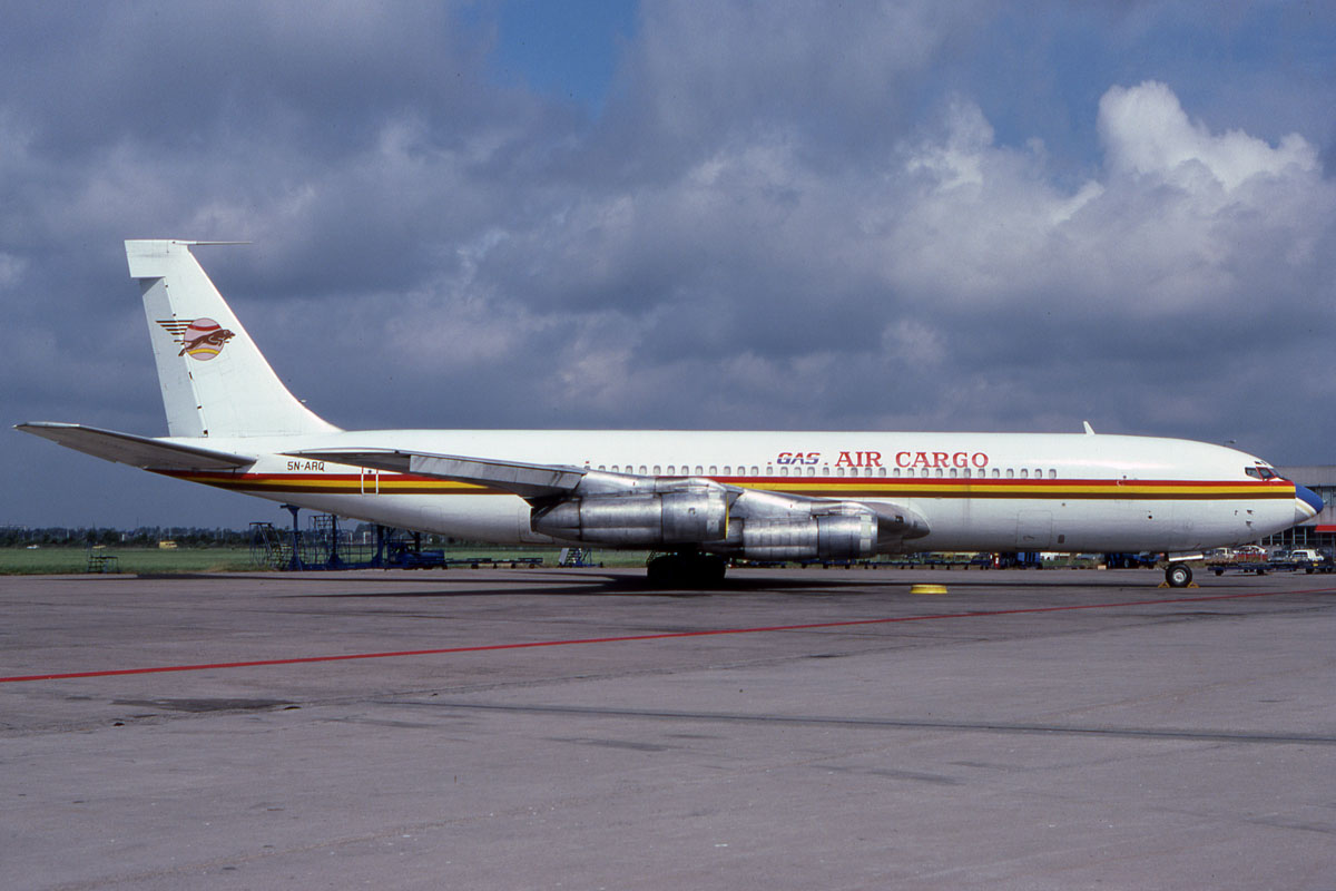 PlaneSpotters Slide-Collections: GAS Air Cargo B707 5N-ARQ