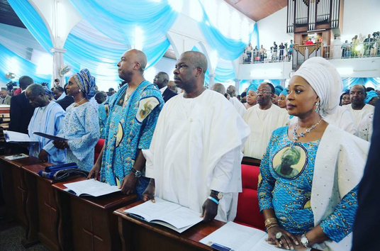 Photos: Buhari attends HID Awolowo's Funeral