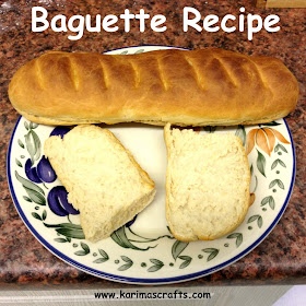 Karima's Crafts: Baguette Recipe