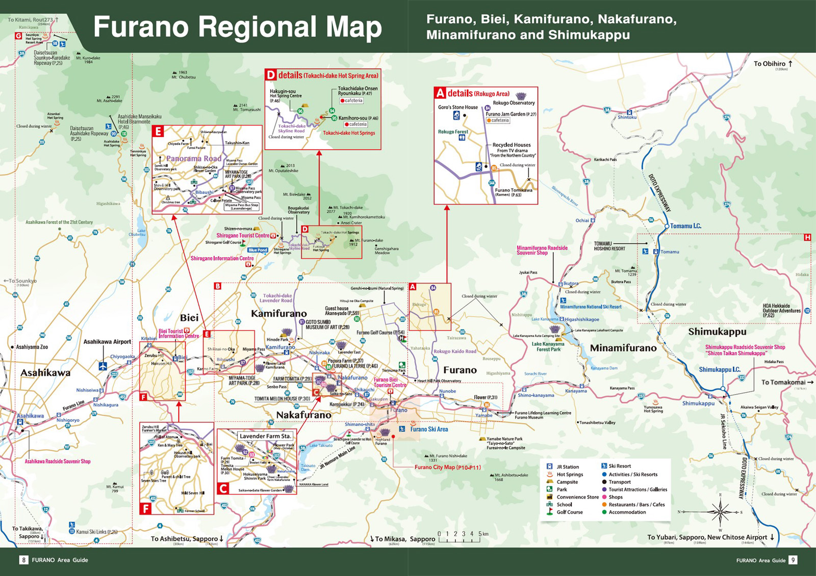 Amuso: Ascensiones por Furano (Isla de Hokkaido - Japón)