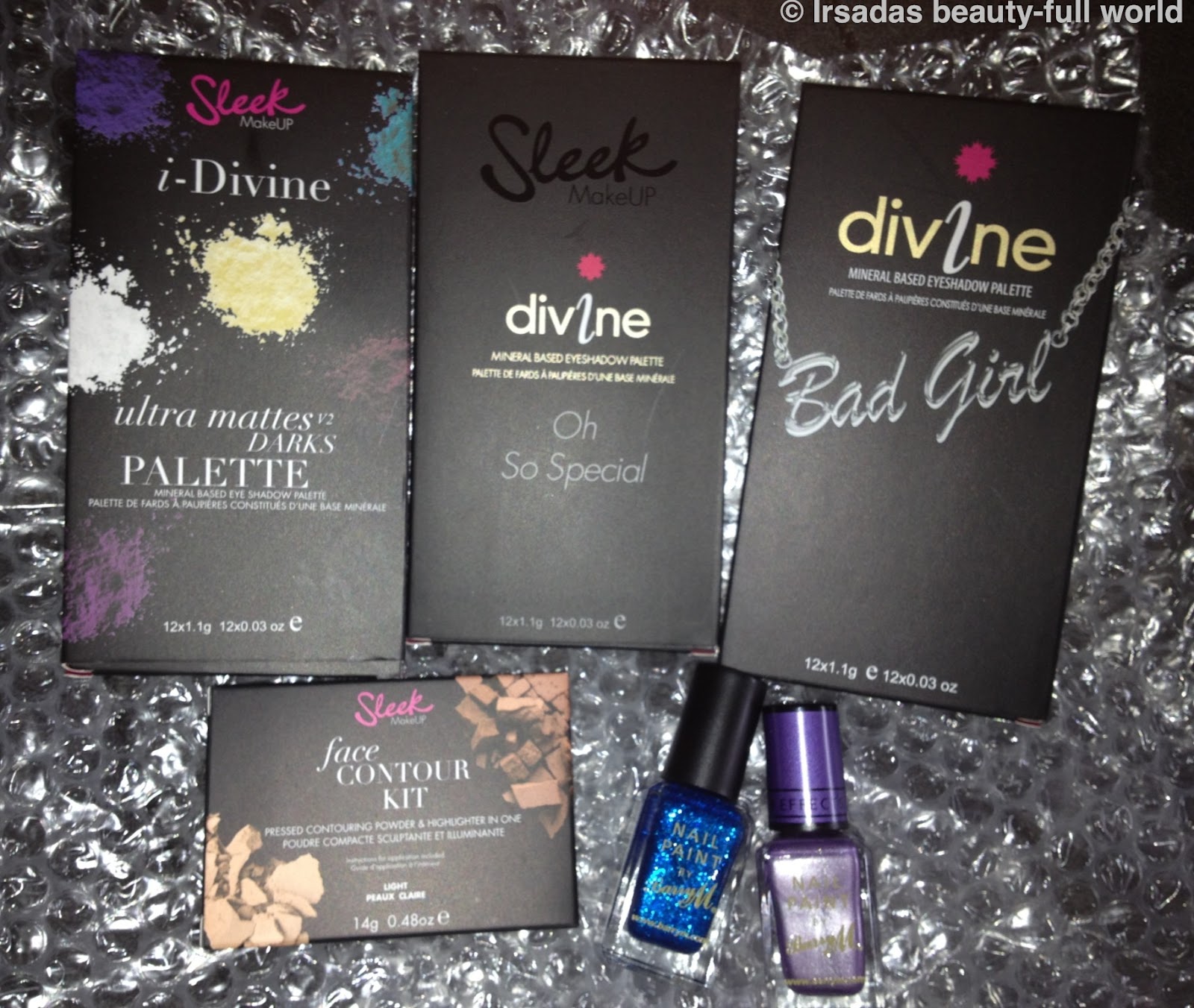 Irsada's beauty-full world: Sleek & Barry M. Haul!!!