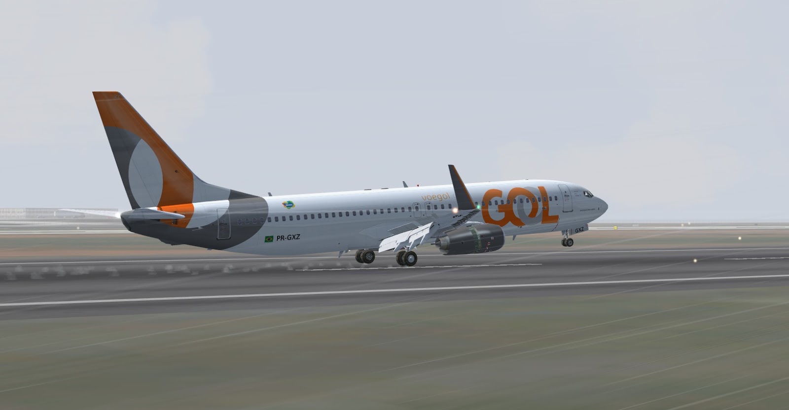 Aviação Arte: Boeing 737-800 Gol SMS