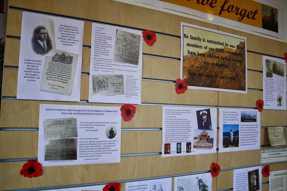 Library Displays: ANZAC Day 2015