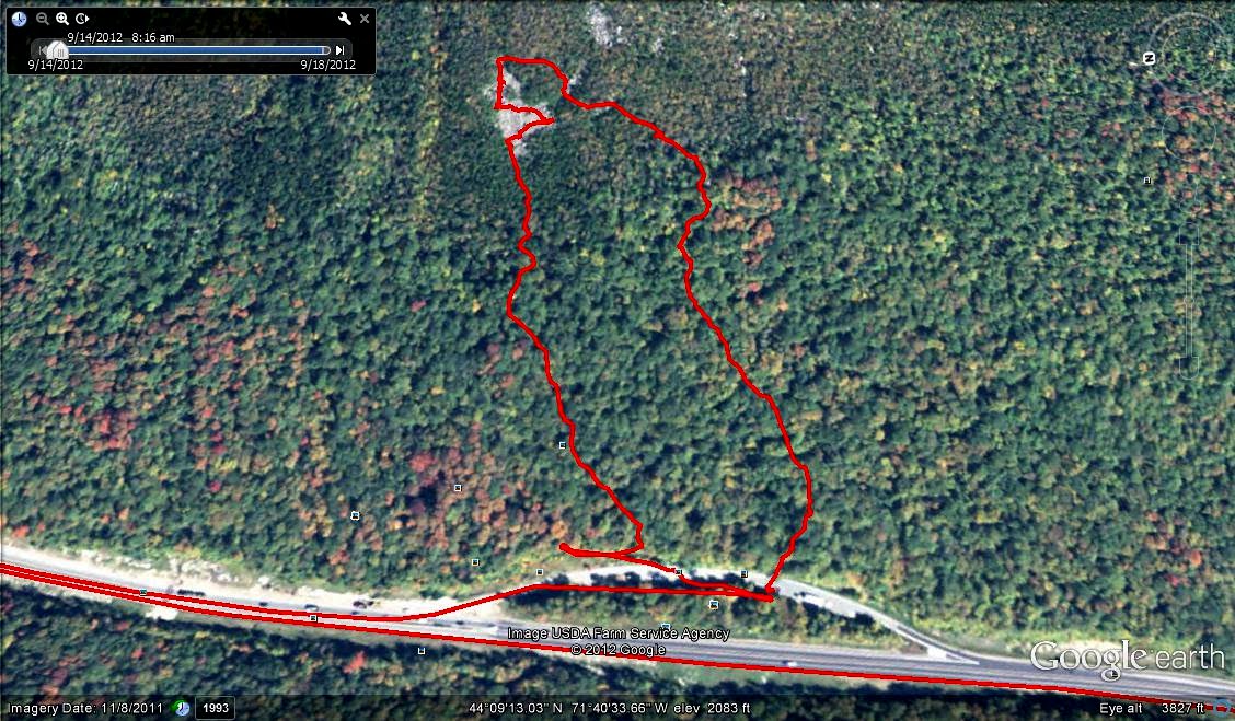 JustJoe Hiking: Western Slope of Agony Ridge Talus Field 9/16/12