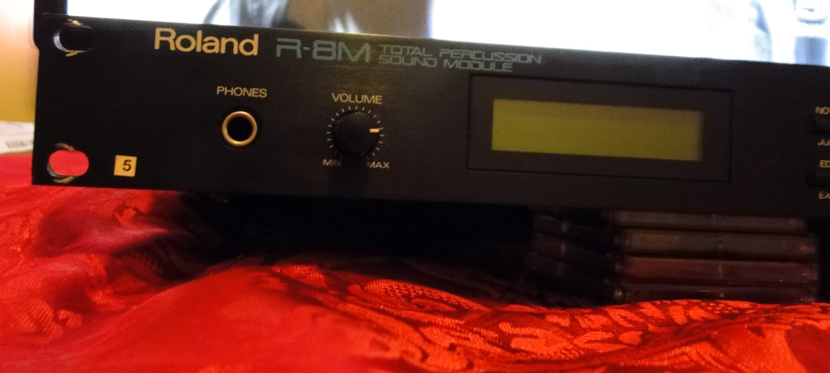 MATRIXSYNTH: ROLAND R8-M with 9 cards!!! SN-R8-01 02 03 05 06 07 08 09 11