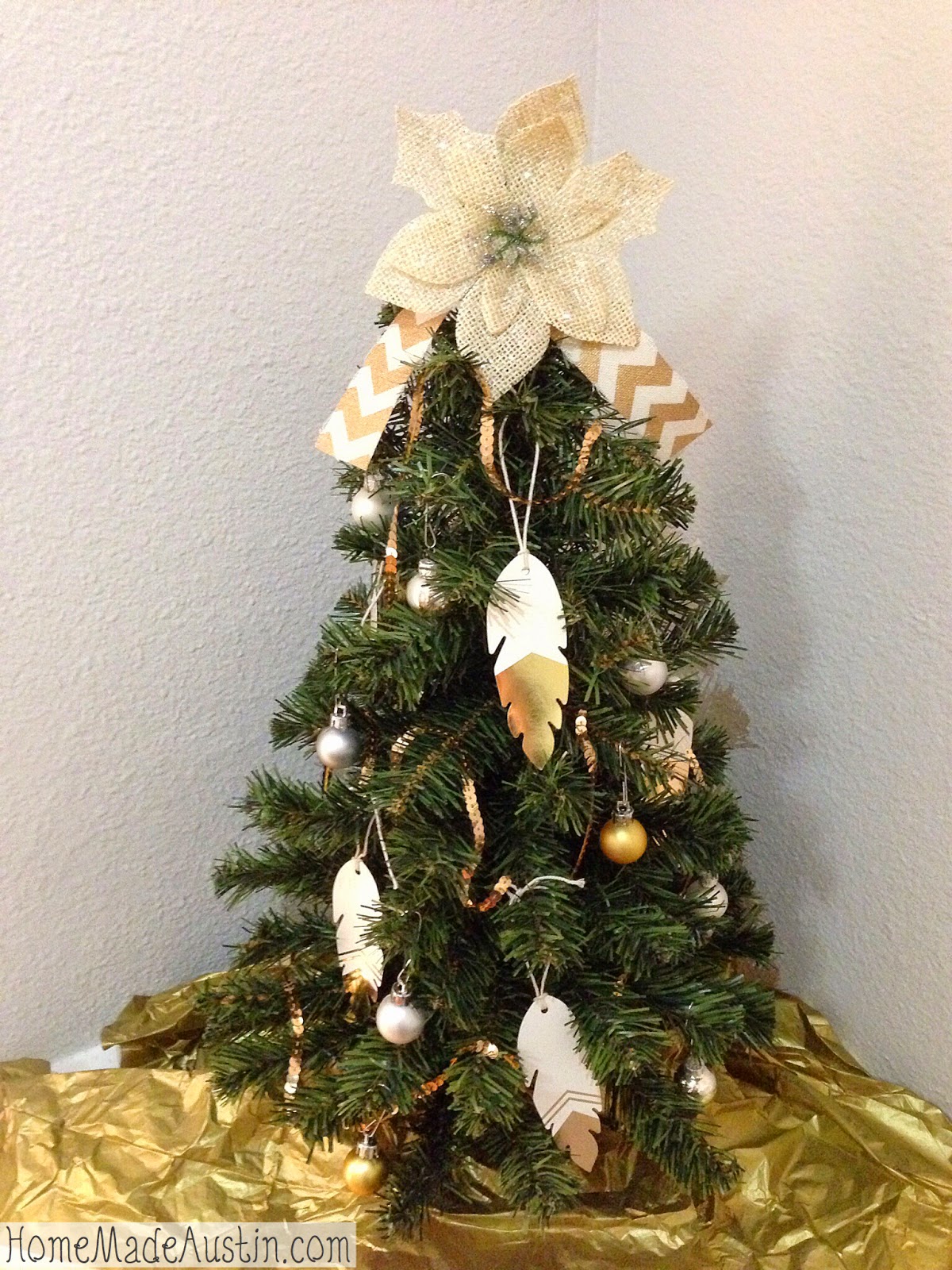 Home Made Austin: 12 Days of Holiday! Day 12: Boho Mini Tree