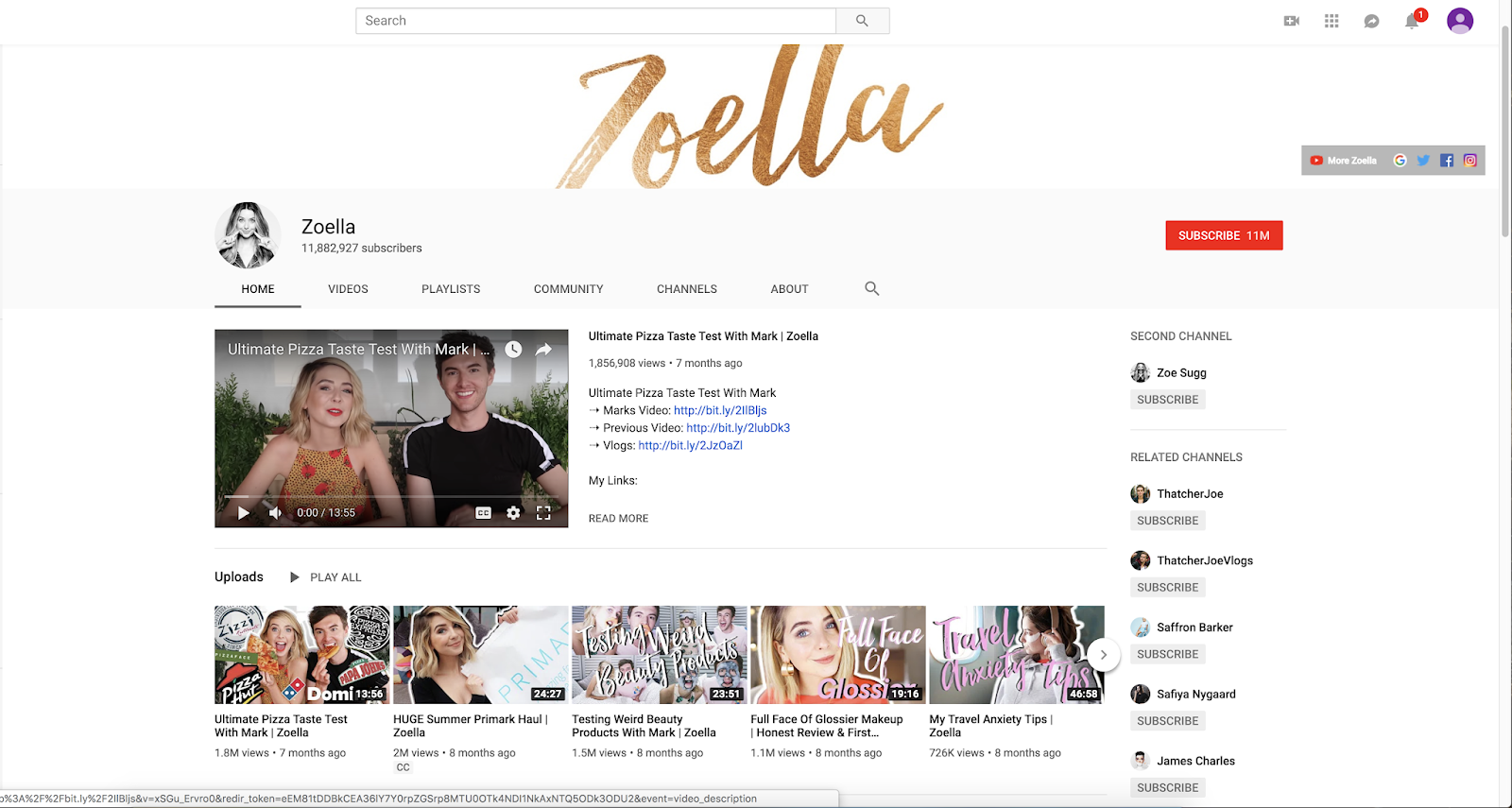Zoella & Media language