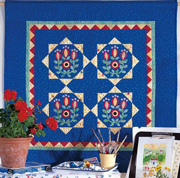 Cloud of Quilt Patterns: Rose Tree: Show Off Piecing