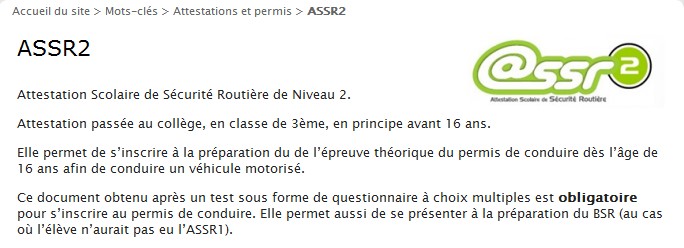HPP 3: Préparation à l'ASSR 2