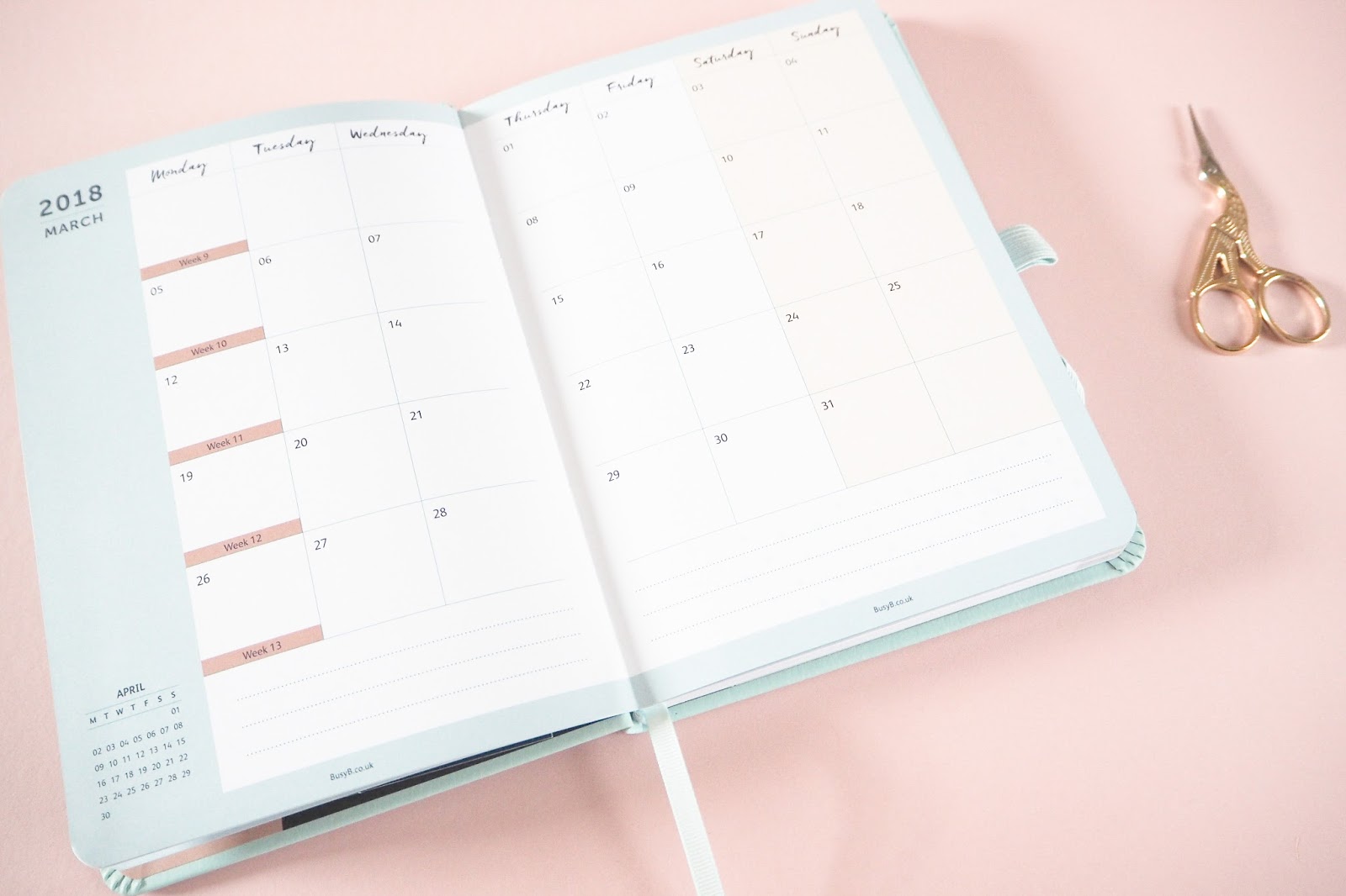 Busy B 2018 Perfect Planner Review | Cherries In The Snow