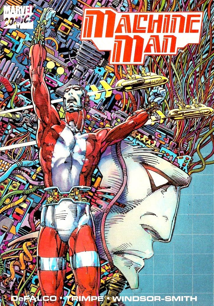 Machine Man trade paperback #nn - Barry Windsor Smith cover - Pencil Ink