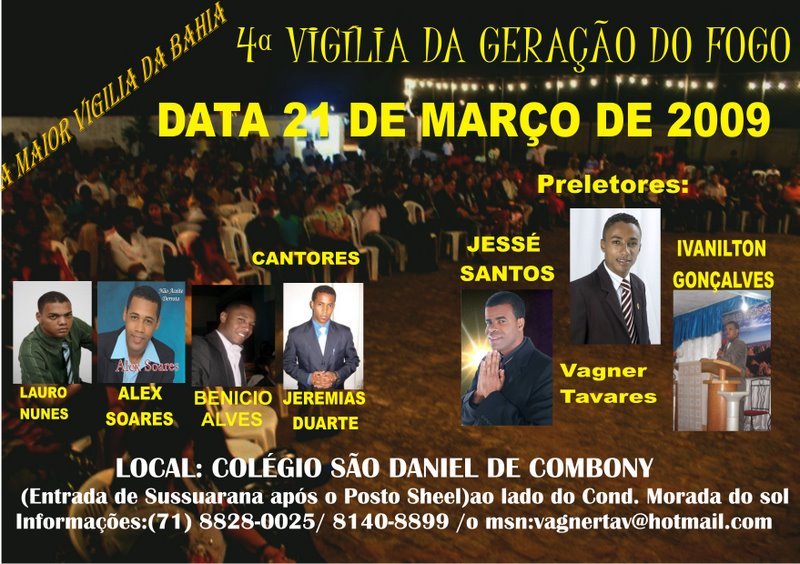 Vagner Tavares, Sejam Bem Vindos Ao Blog: VIGILIAS Geração do Fogo e ...