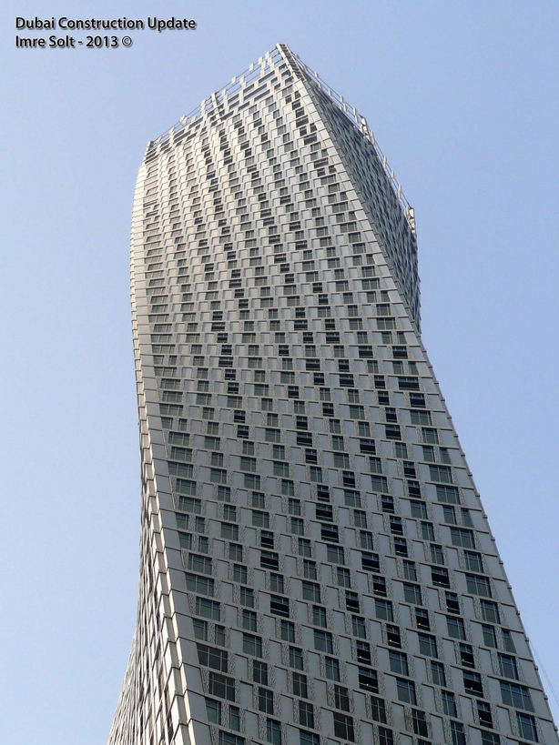 Dubai Constructions Update by Imre Solt: Images of Cayan Tower, aka ...