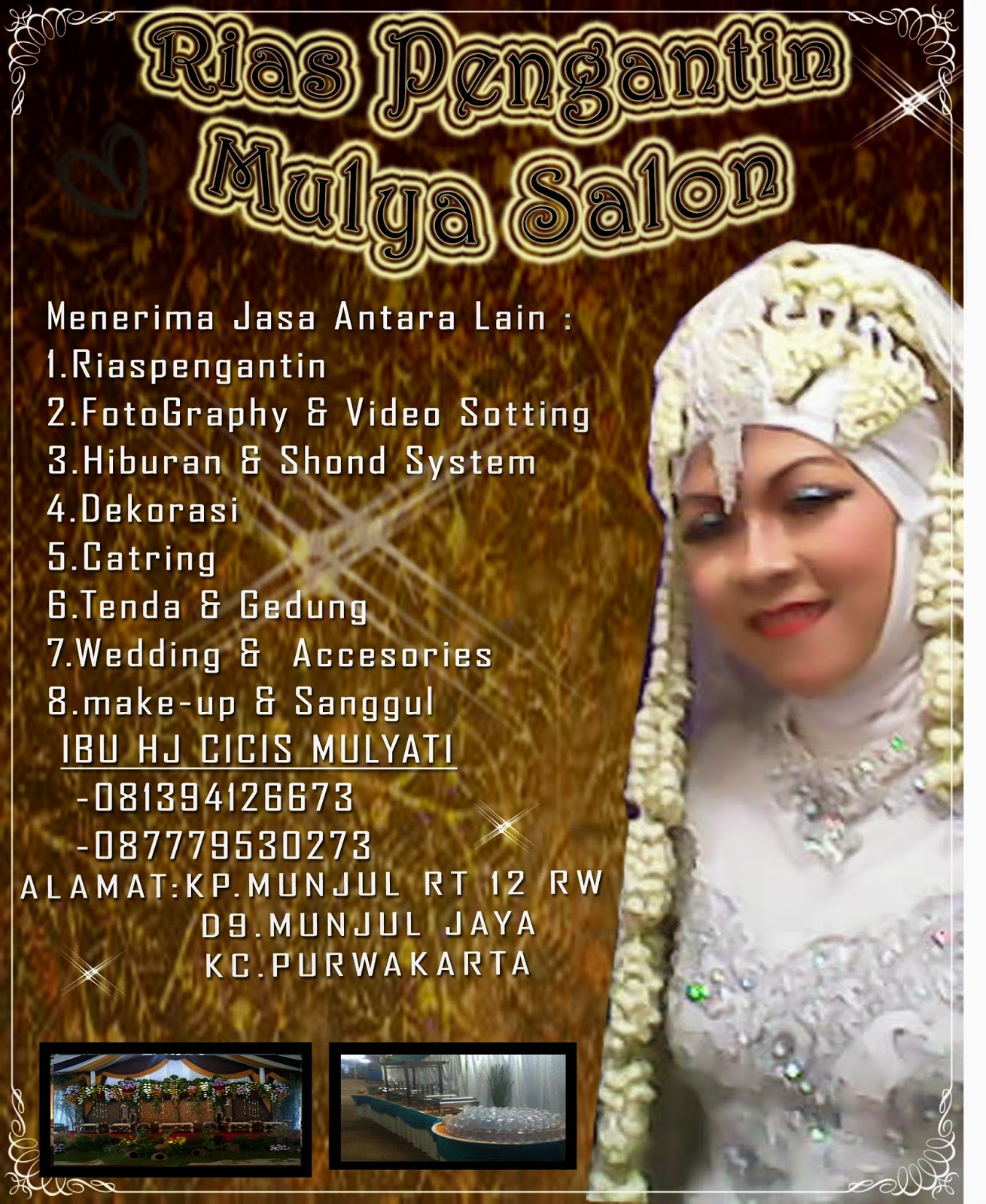 Rias Pengantin Mulya Salon: Rias Pengantin(Berkualitas dan Bermasyarakat)
