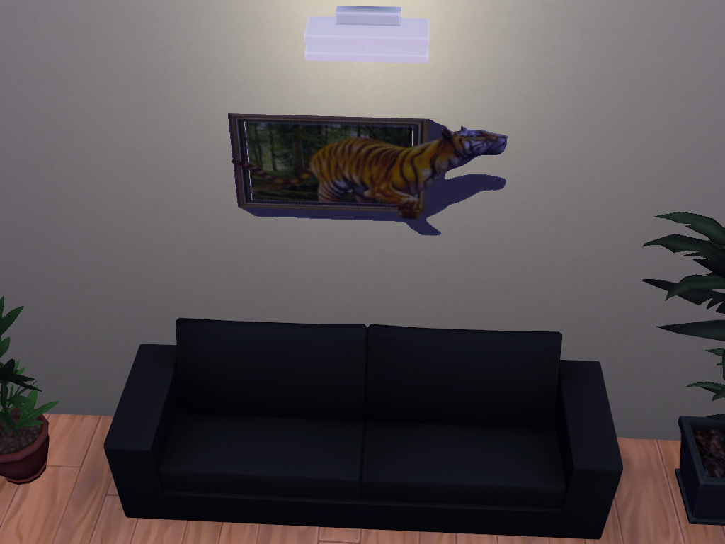 Tetisheris Sims Blog: Walltattoo Tiger 3d Sims 4