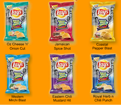 The Chip Report: Gotta Get At This: Lay's India Guess Whose Flavour ...
