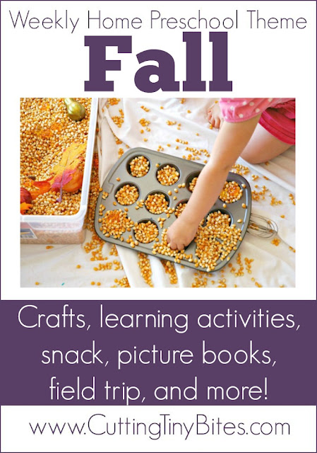 Fall Theme- Weekly Home Preschool | What Can We Do With Paper And Glue