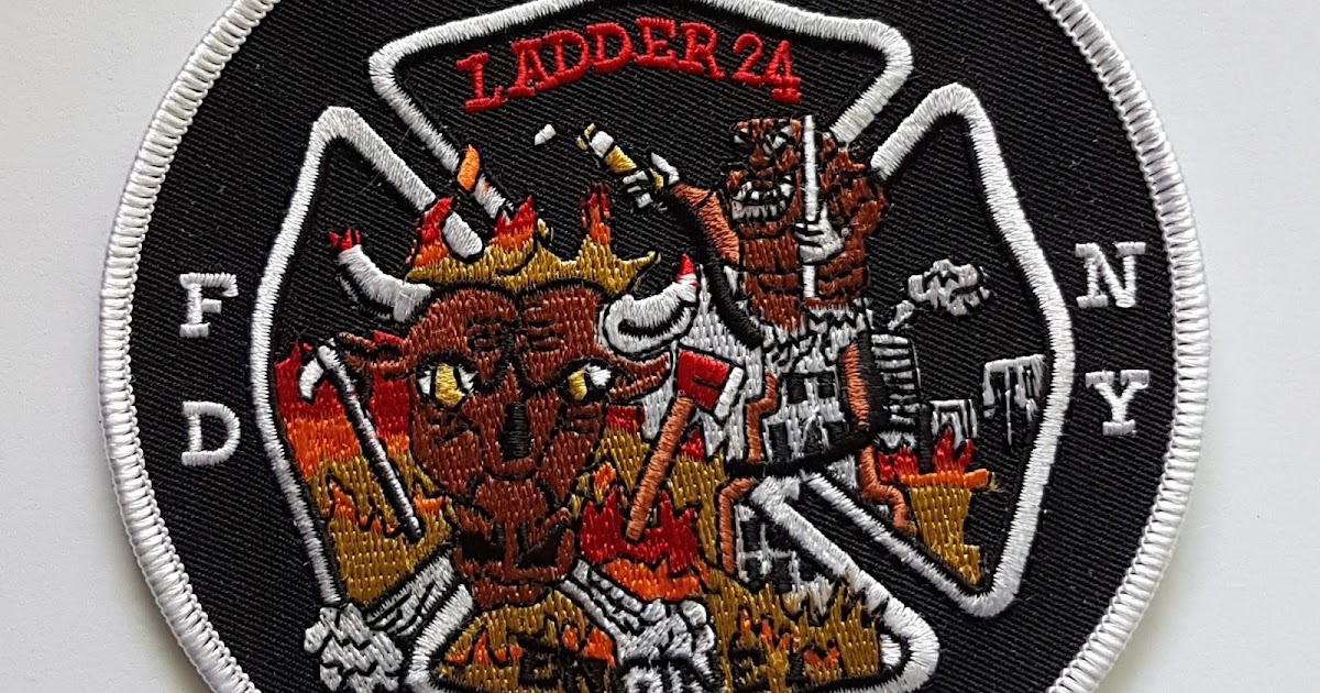 Firefighter Patches: Midtown Madness Engine 1 Ladder 24 FDNY USA