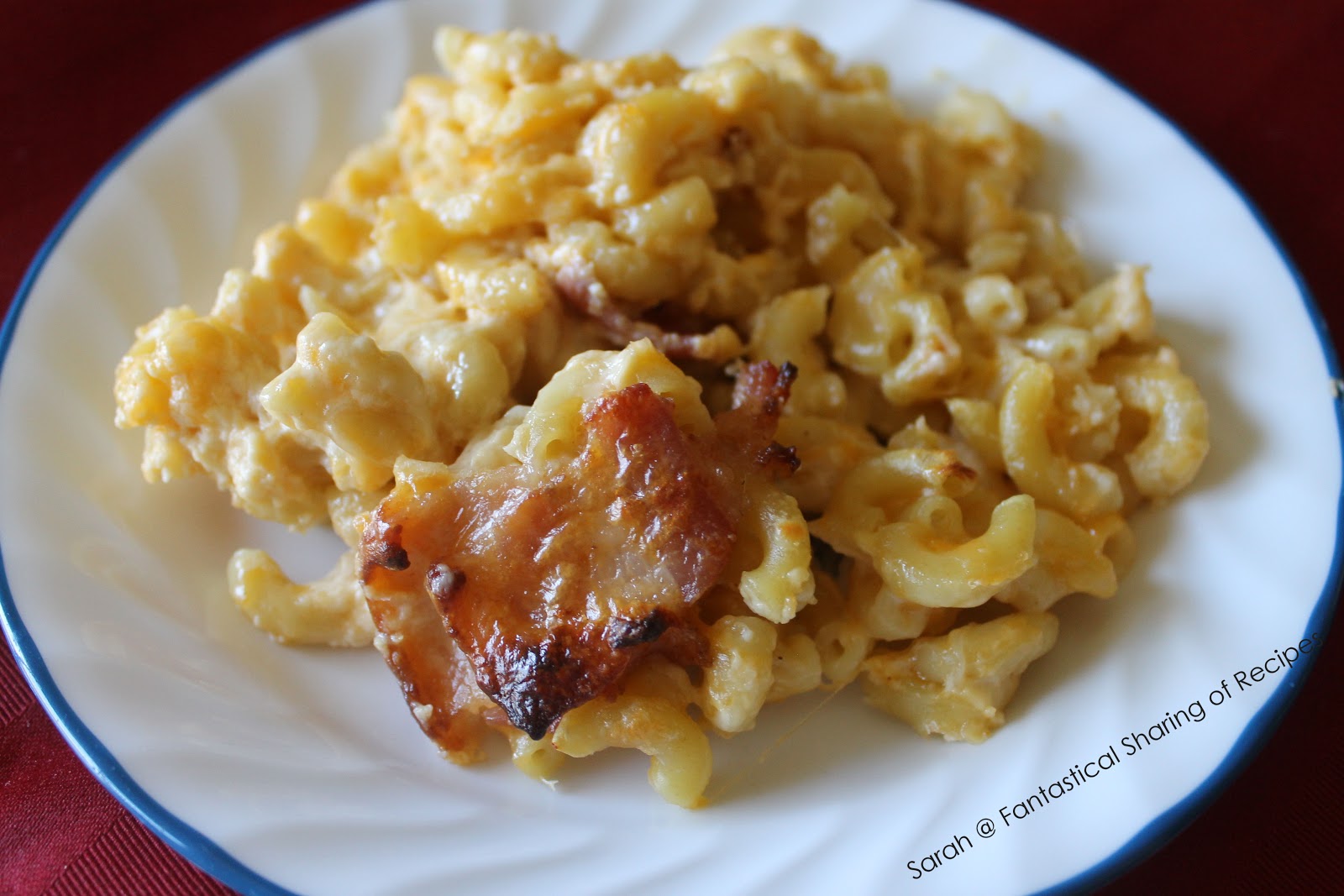 Fantastical Sharing of Recipes: 3-Cheese and Bacon Macaroni