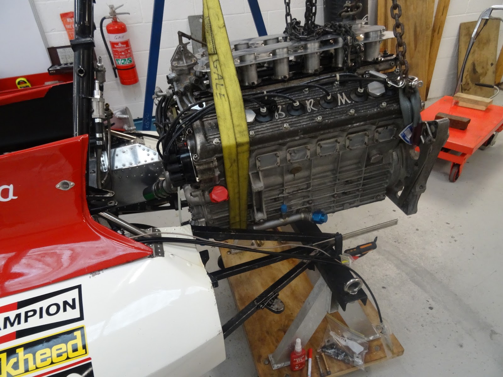 BRM P160E-10 Revival: Engine and Gearbox Installed