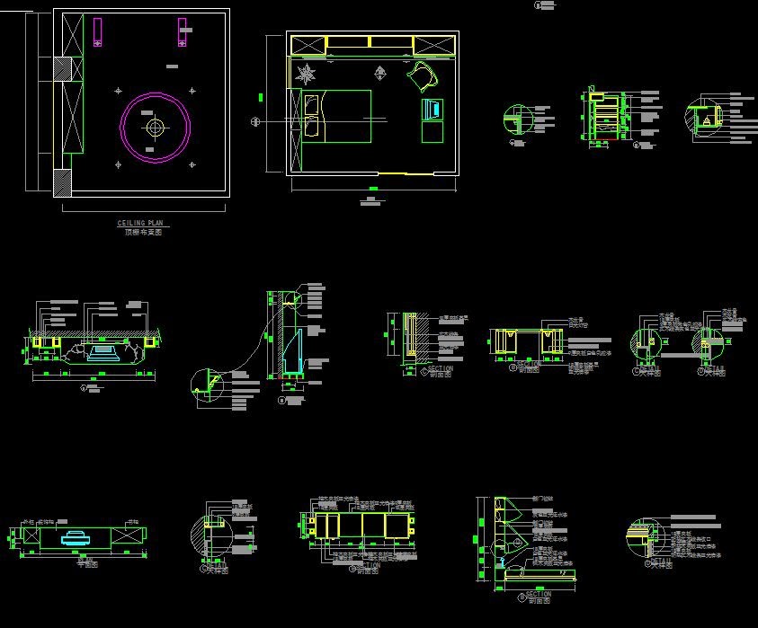 CAD Drawings Free Download: Interior Design Details - CAD Drawings Download
