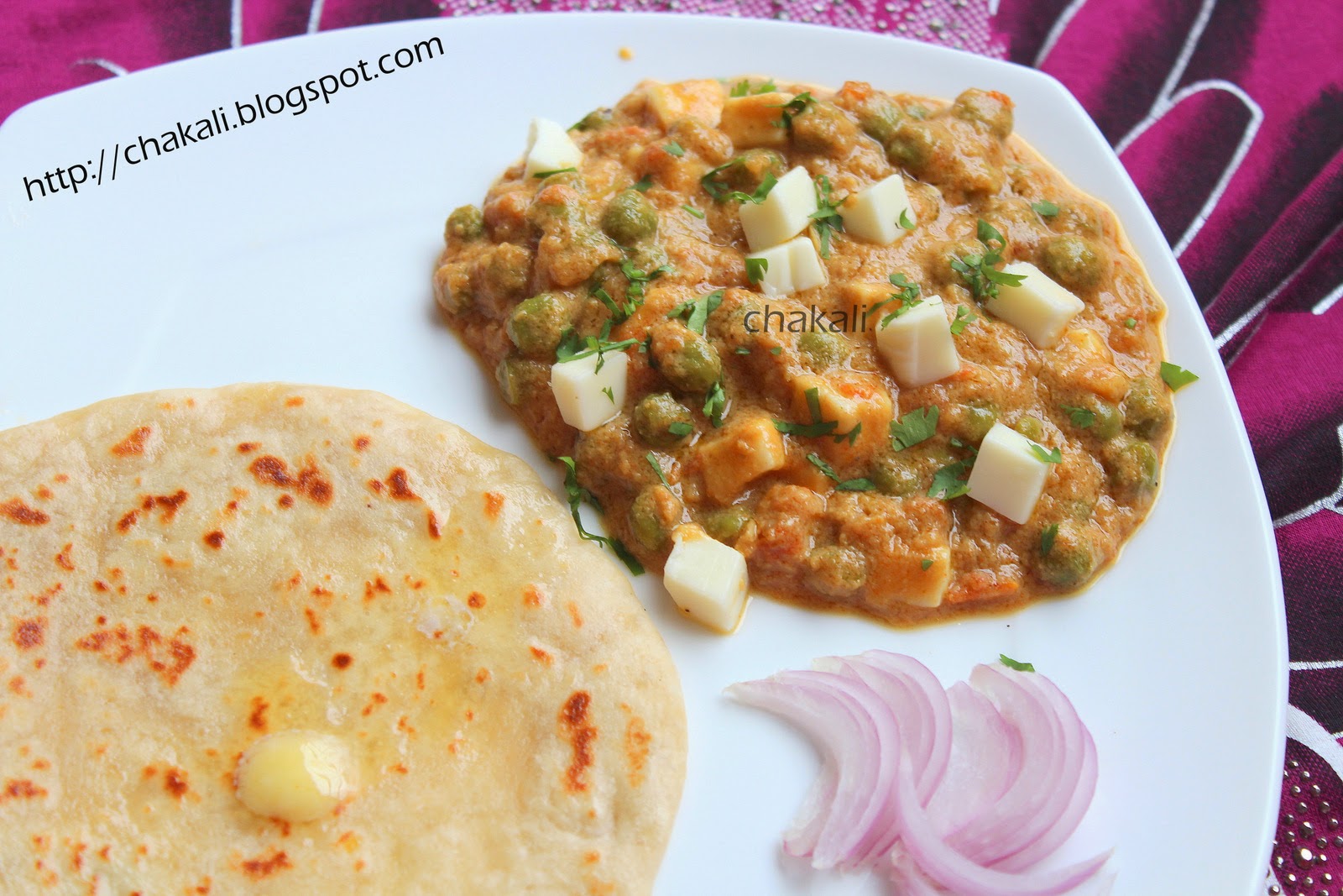 Cheese Peas Curry | चकली